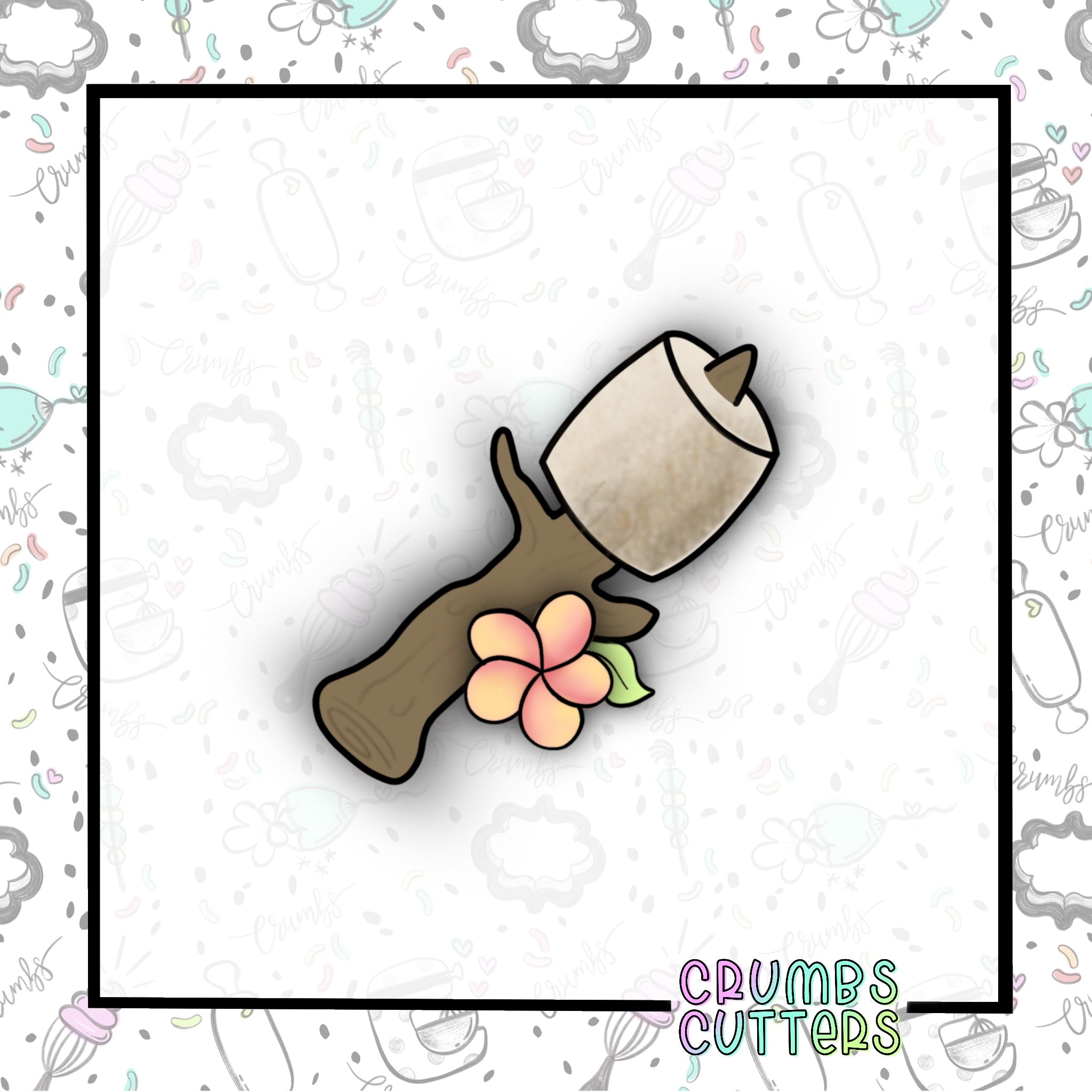 Roasting Marshmallow Cookie Cutter – Crumbs Cutters