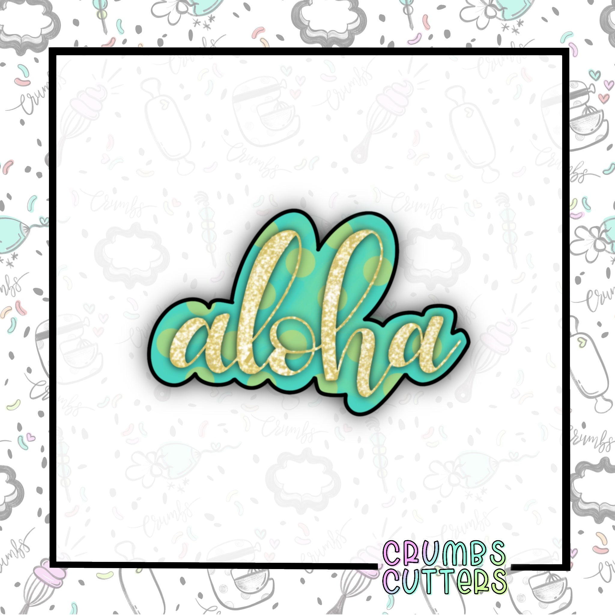 Aloha Cookie Cutter – Crumbs Cutters