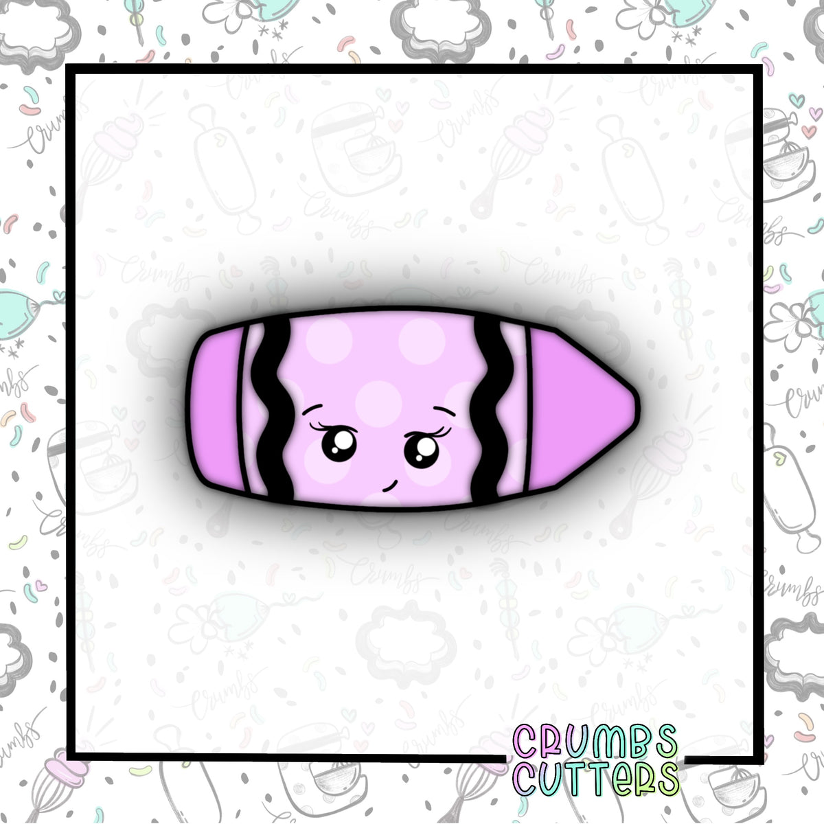 Crayon Cookie Cutter – Crumbs Cutters